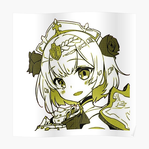 "Genshin Impact Noelle Icons" Poster for Sale by Animecomic | Redbubble