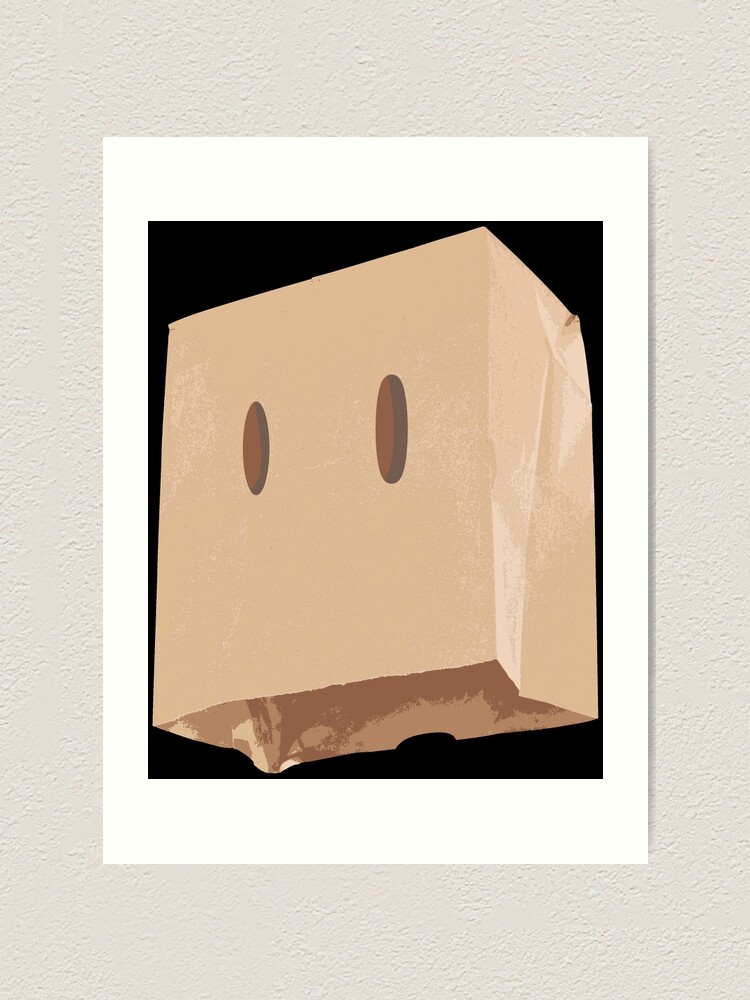 "Paper Bag Mask" Art Print by SamuelMolina | Redbubble