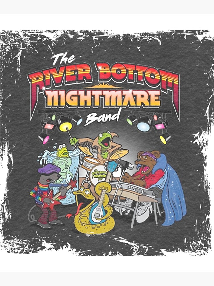 "The Riverbottom Nightmare Band - Distressed Vintage" Poster for Sale ...