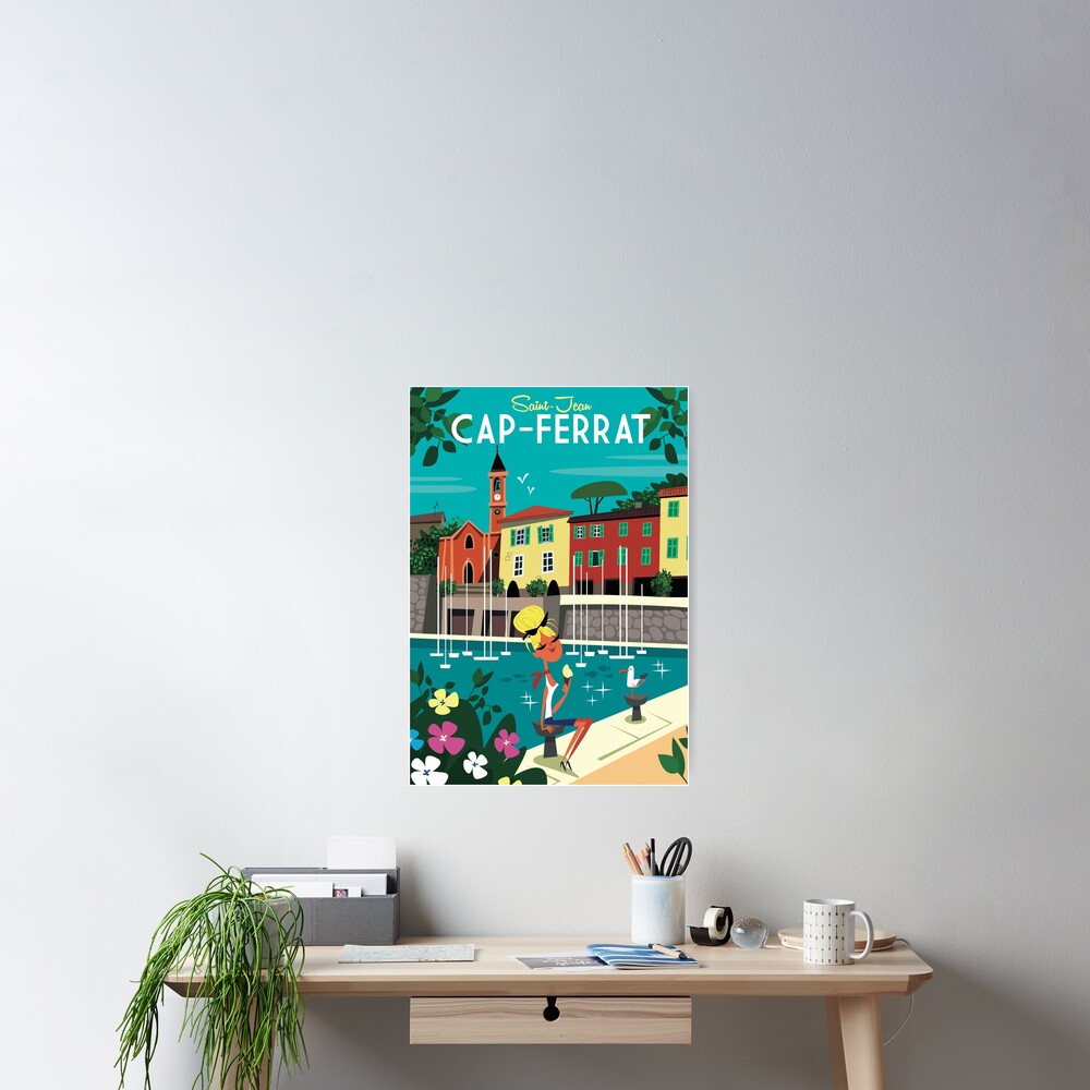 "Saint-Jean-Cap-Ferrat poster" Poster for Sale by GAGodel | Redbubble