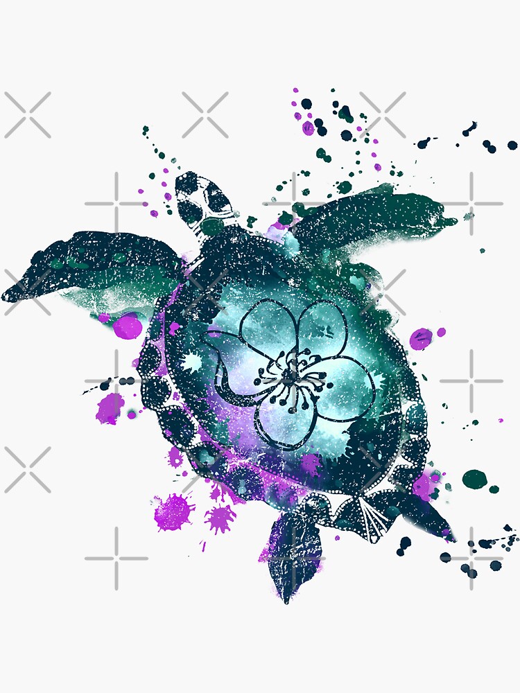 "turtle sticker" Sticker by dnyl | Redbubble