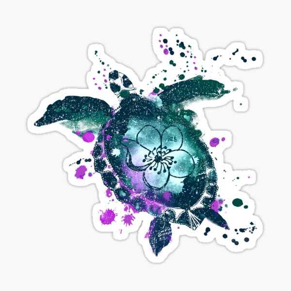 "turtle sticker" Sticker by dnyl | Redbubble