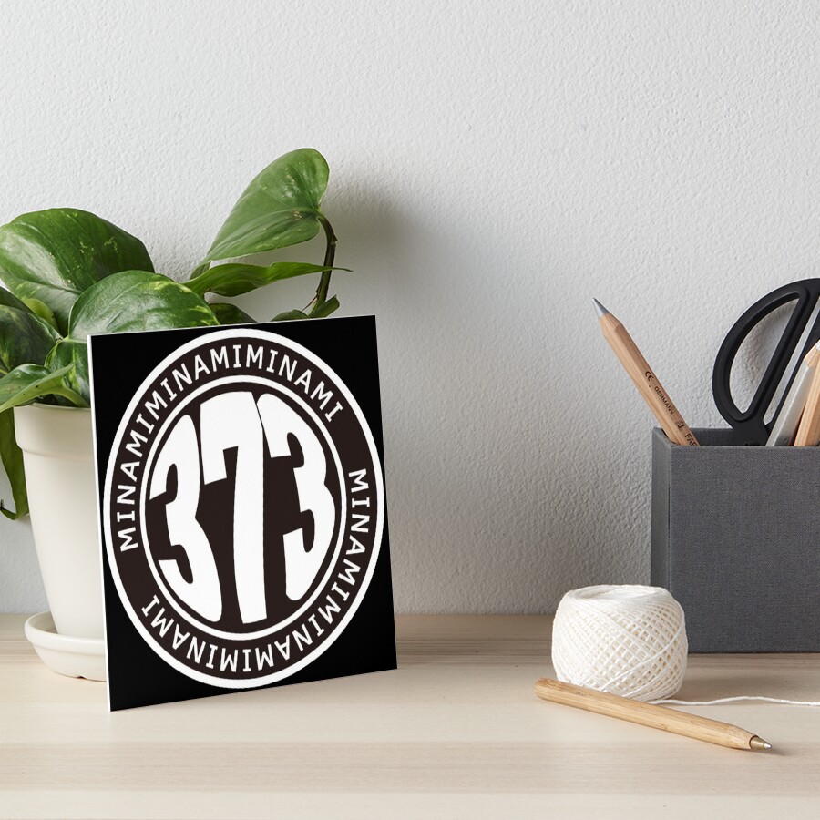 "Minami 美波 373 Logo" Art Board Print by Mel-le | Redbubble