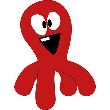 "pocoyo fred octopus " Poster for Sale by CharlieStrom | Redbubble