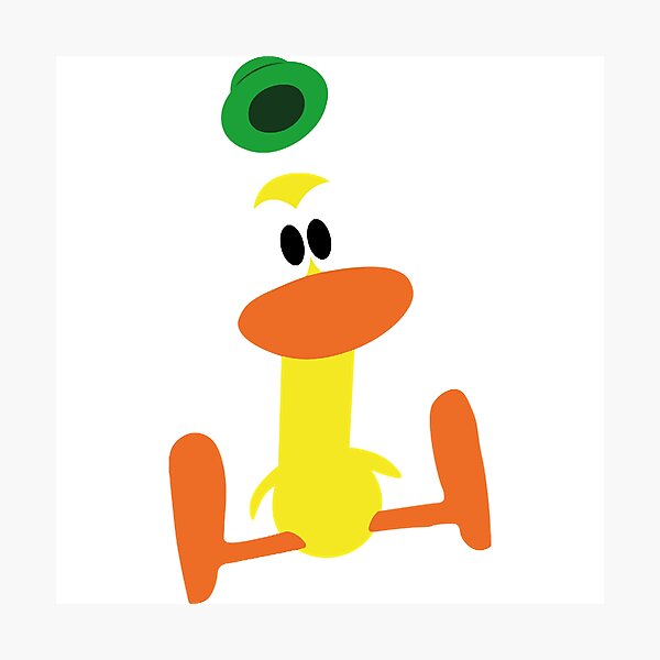 "Pocoyo pato bird cartoon " Photographic Print for Sale by CharlieStrom ...