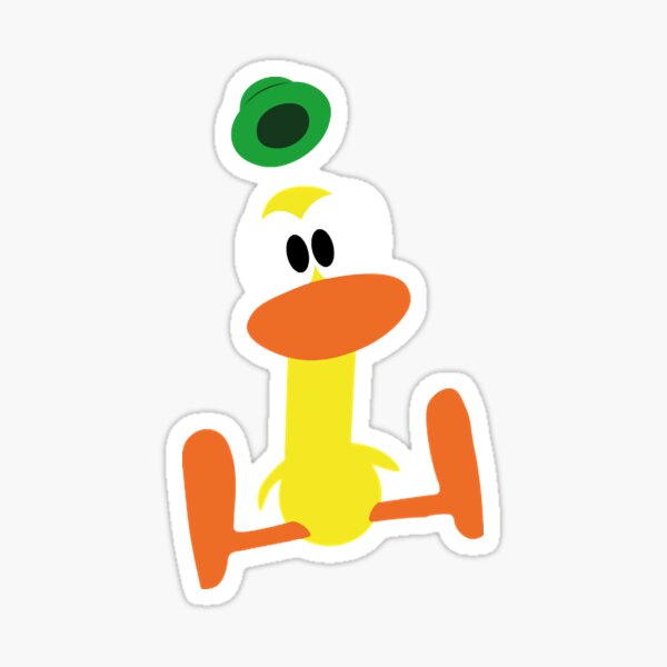 "Pocoyo pato bird cartoon " Sticker for Sale by CharlieStrom | Redbubble