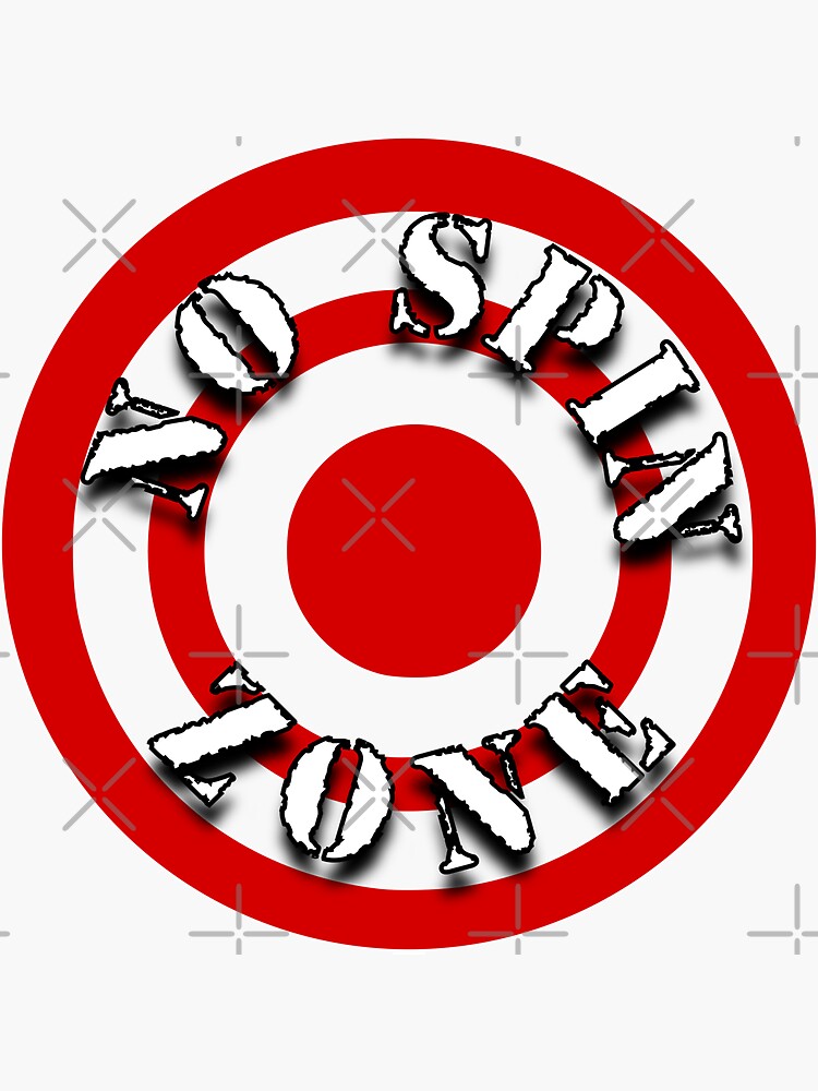 "No Spin Zone" Sticker for Sale by voxmedia | Redbubble