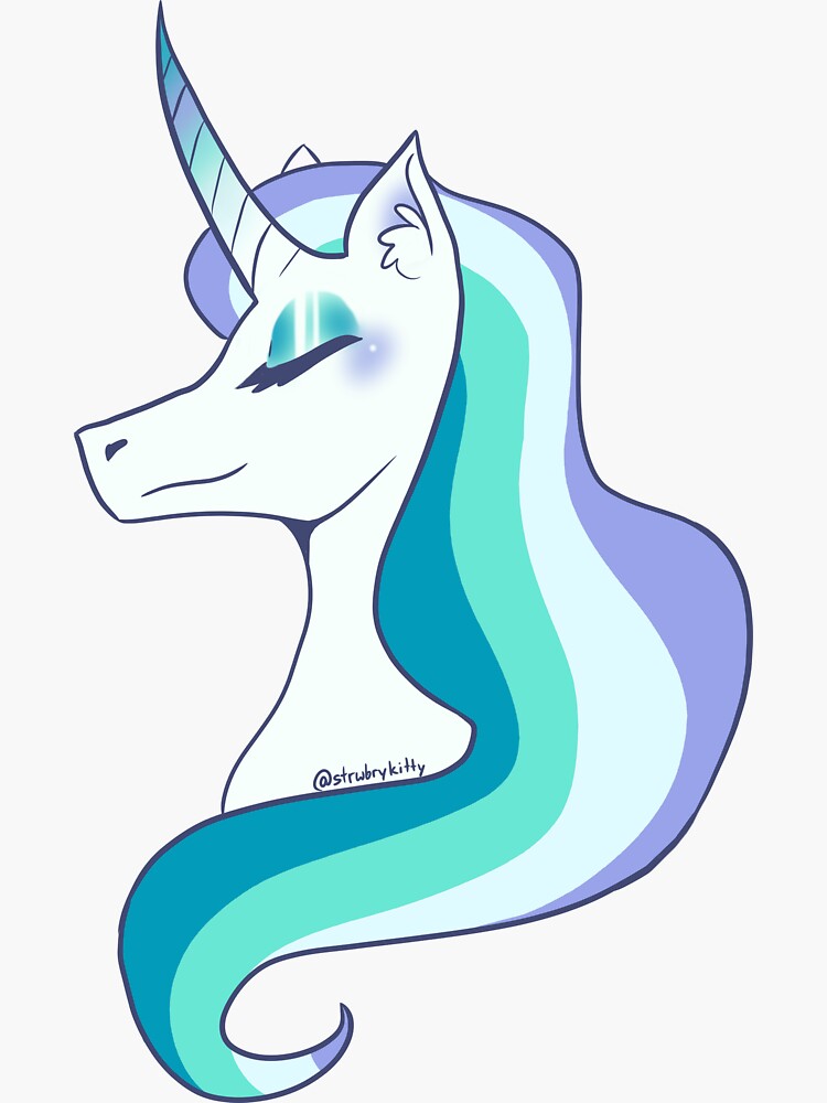 "Neptunic Pride Unicorn" Sticker for Sale by strwbrykitty | Redbubble