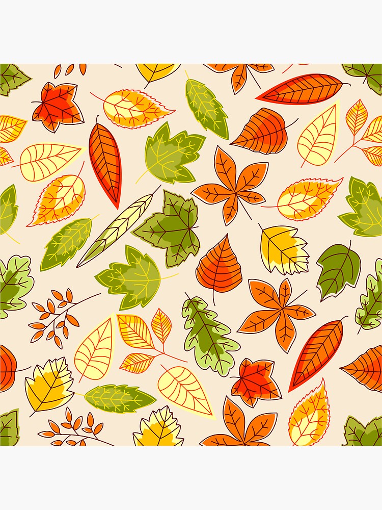"Autumn Leaves Detail Pattern, Hello Autumn, Fall Leaves Pattern ...