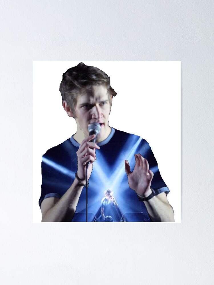 "Make Happy Bo Burnham" Poster by BoBurnhamMusic | Redbubble