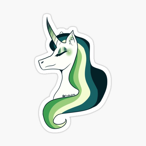 "Arospec Pride Unicorn" Sticker for Sale by strwbrykitty | Redbubble