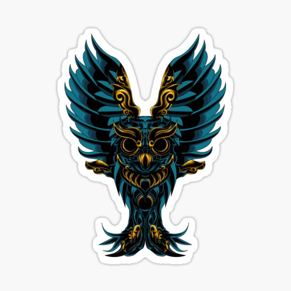 "Owl Illustration" Sticker for Sale by TobiasParkk | Redbubble