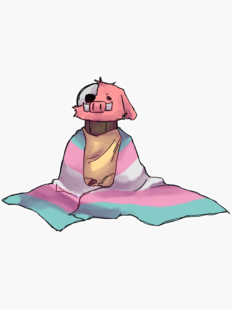 "DSMP Michael Pride sticker- Transgender" Sticker for Sale by ...