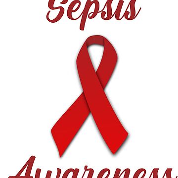"Sepsis Awareness" Sticker for Sale by Rwedvelvet | Redbubble