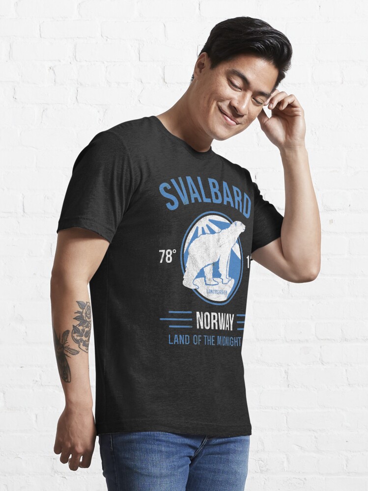 "Svalbard Polar Bear - Midnight Sun in Norway" Essential T-Shirt for ...