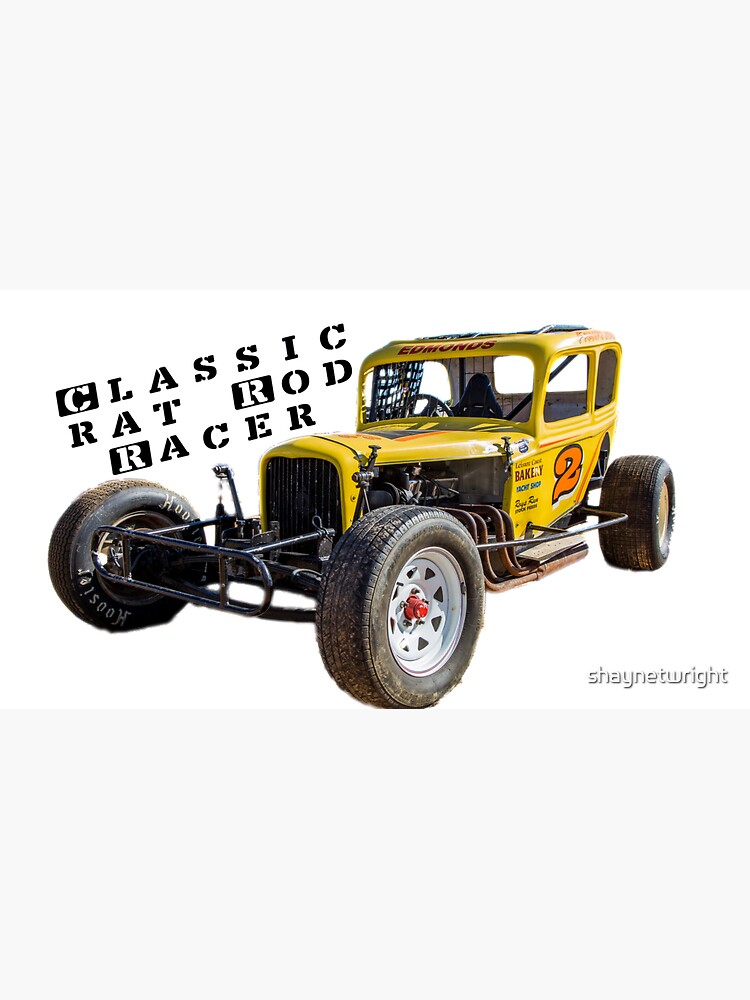 "Classic Yellow Rat Rod Racer is an old school sprint car!" Cap for ...