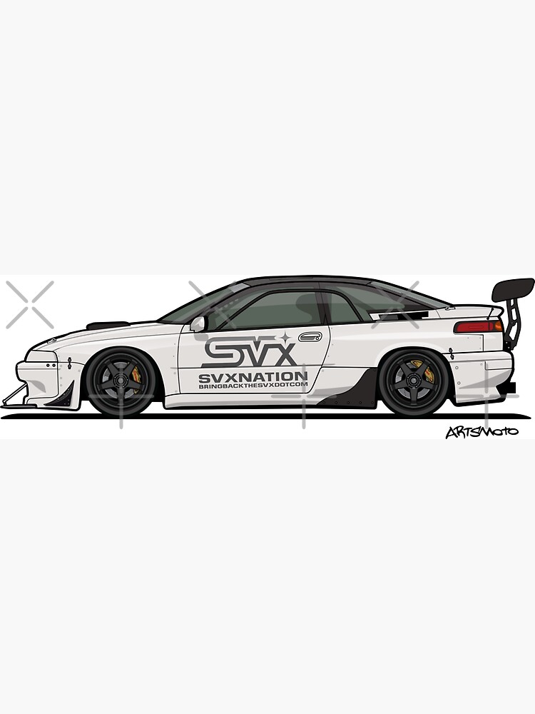 SVXNation s Subaru SVX Widebody Track Car Build Magnet