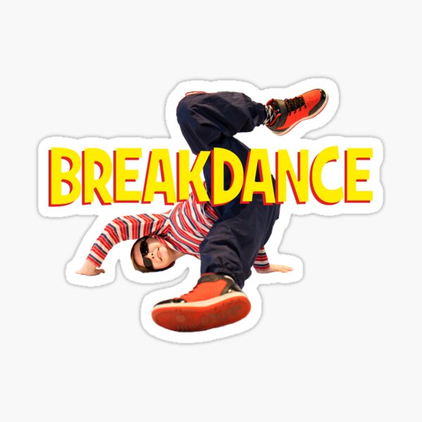 "Breakdance super freeze " Sticker for Sale by ART-SUNRISE | Redbubble