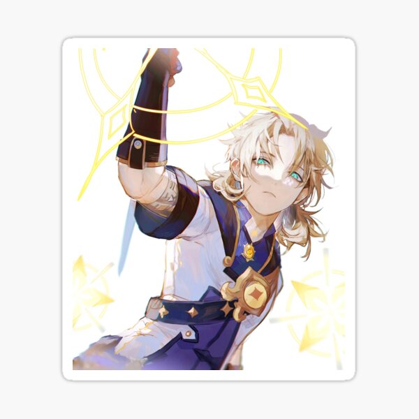 "Albedo Genshin Impact" Sticker by Jeonghyeokri | Redbubble