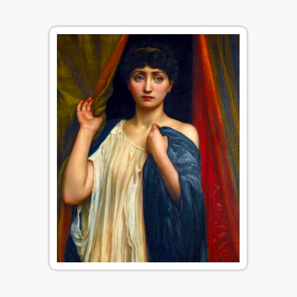 "Cressida by Edward Poynter " Sticker for Sale by academic-art | Redbubble