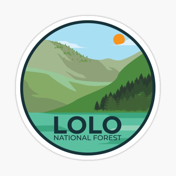 "Lolo National Forest" Sticker by park-land | Redbubble