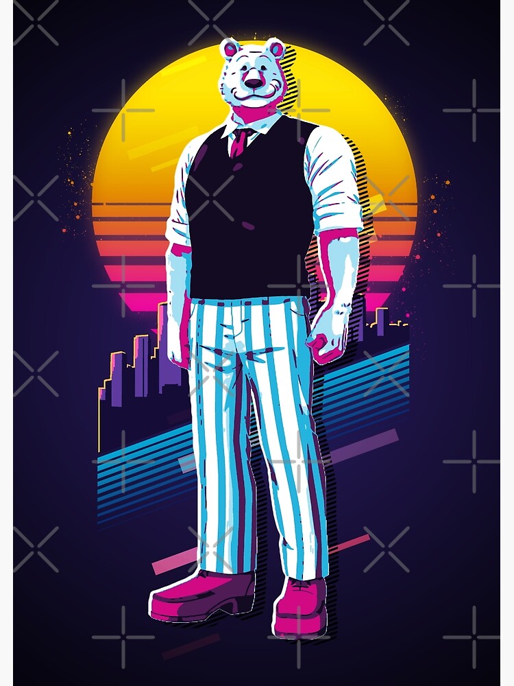 "Riz - Beastars *80s retro*" Art Print for Sale by MyRetroArt | Redbubble