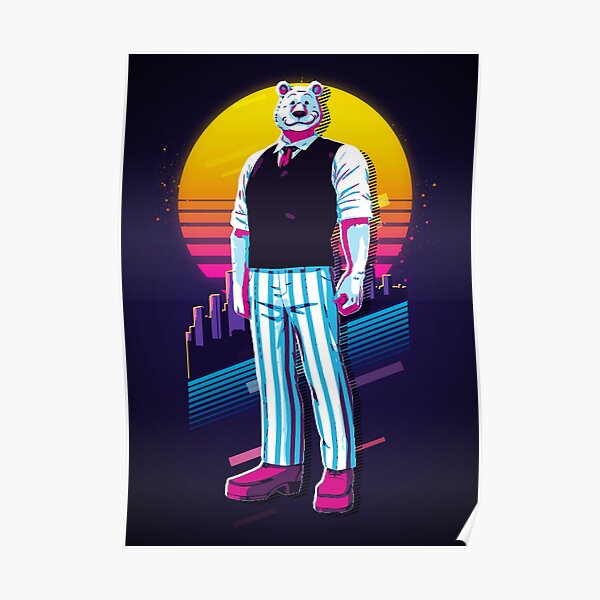 "Riz - Beastars *80s retro*" Poster for Sale by MyRetroArt | Redbubble