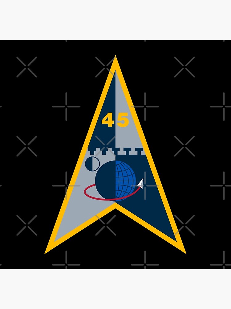 "Shield of the Space Launch Delta 45" Poster for Sale by trendistudio ...