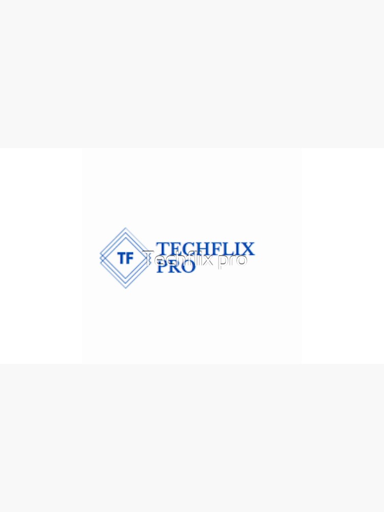 "Techflixpro logo" Sticker by Techflix-inc | Redbubble