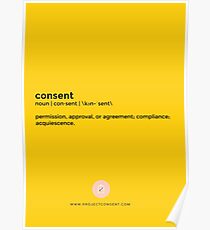 Consent Posters | Redbubble