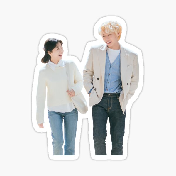 "At a Distance, Spring is Green Yeo Joon and So Bin" Sticker for Sale ...