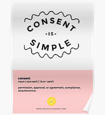 Consent Posters | Redbubble