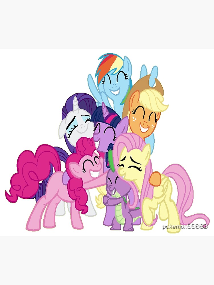 "My Little Pony Group Hug" Poster for Sale by pokemon99883 | Redbubble