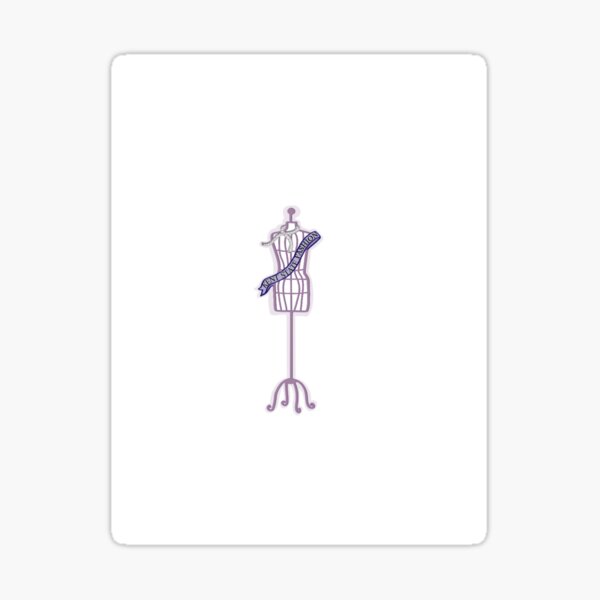 "kent state fashion mannequin" Sticker for Sale by alexapasadyn | Redbubble