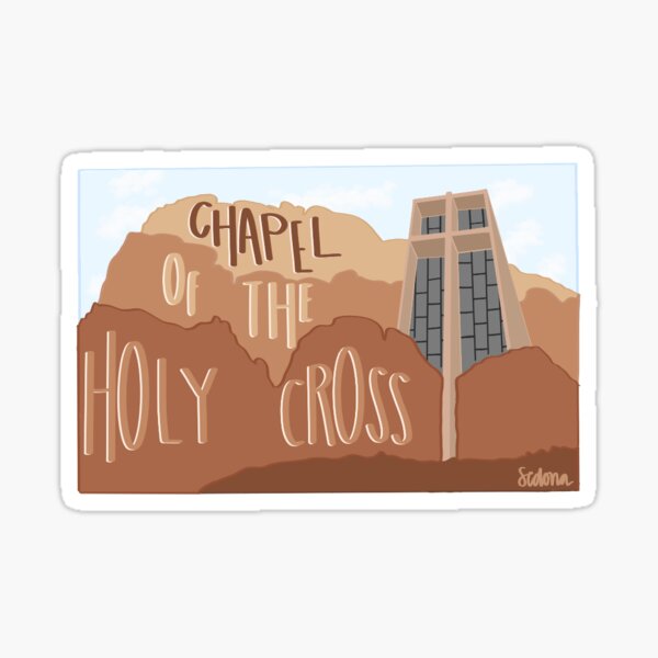 "chapel of the holy cross" Sticker for Sale by alexapasadyn | Redbubble