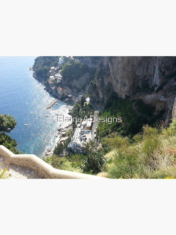 "Cliffside Steps Amalfi Coast Italy." Sticker for Sale by ...