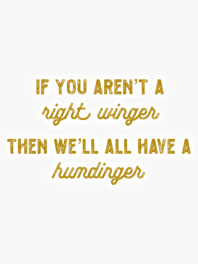 "Humdinger " Sticker for Sale by leahlasean | Redbubble