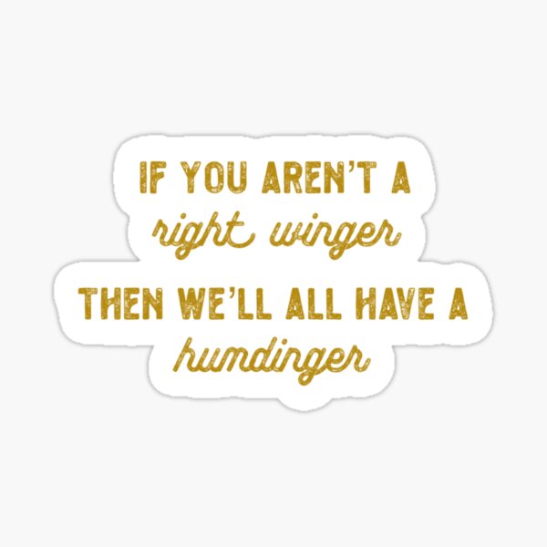 "Humdinger " Sticker for Sale by leahlasean | Redbubble