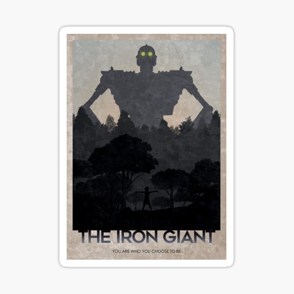"Iron Giant" Sticker for Sale by ryanripley | Redbubble