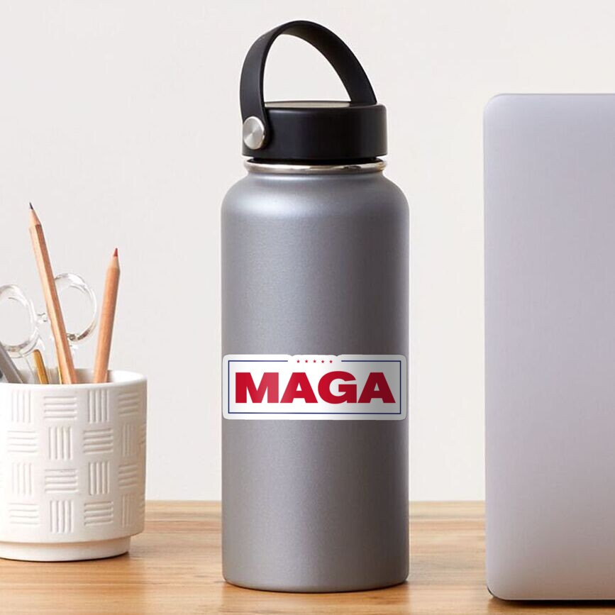 "MAGA" Sticker for Sale by mjdgop97 | Redbubble