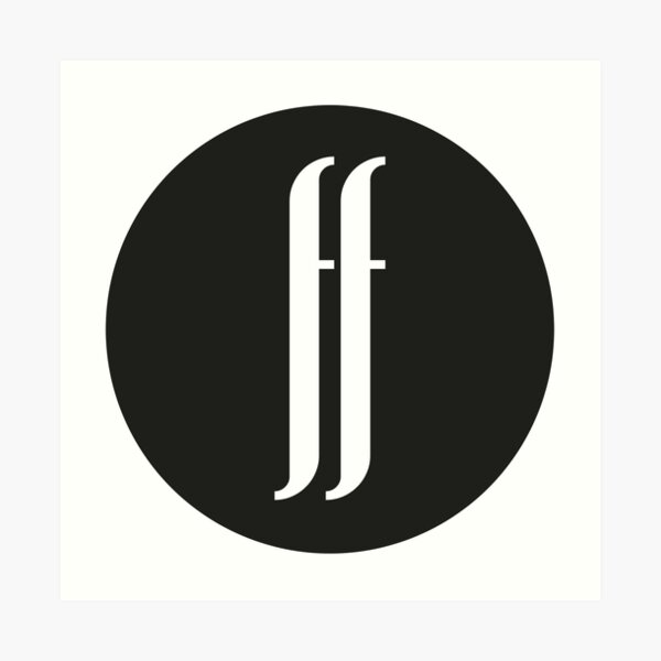 "forte fortissimo ff circle logo" Art Print by ForteFortissimo | Redbubble