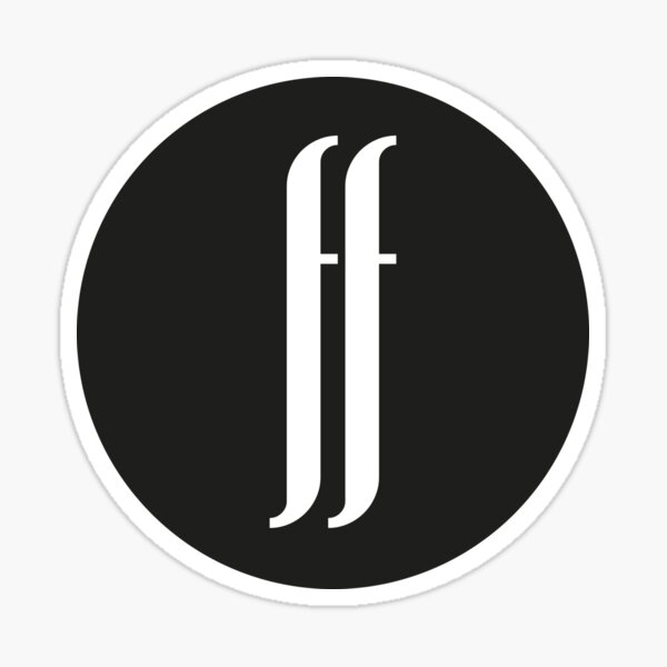 "forte fortissimo ff circle logo" Sticker for Sale by ForteFortissimo ...