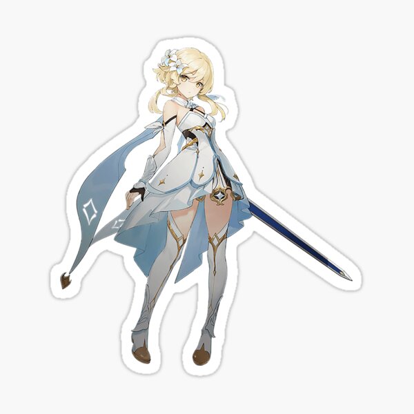 "Genshin Impact Lumine Full Body" Sticker for Sale by thePeachPit ...