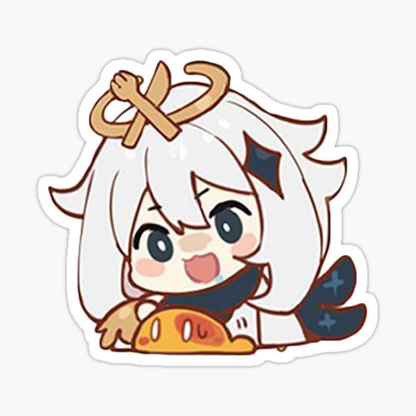 Pegatina «Genshin Impact Paimon Chibi» de thePeachPit | Redbubble