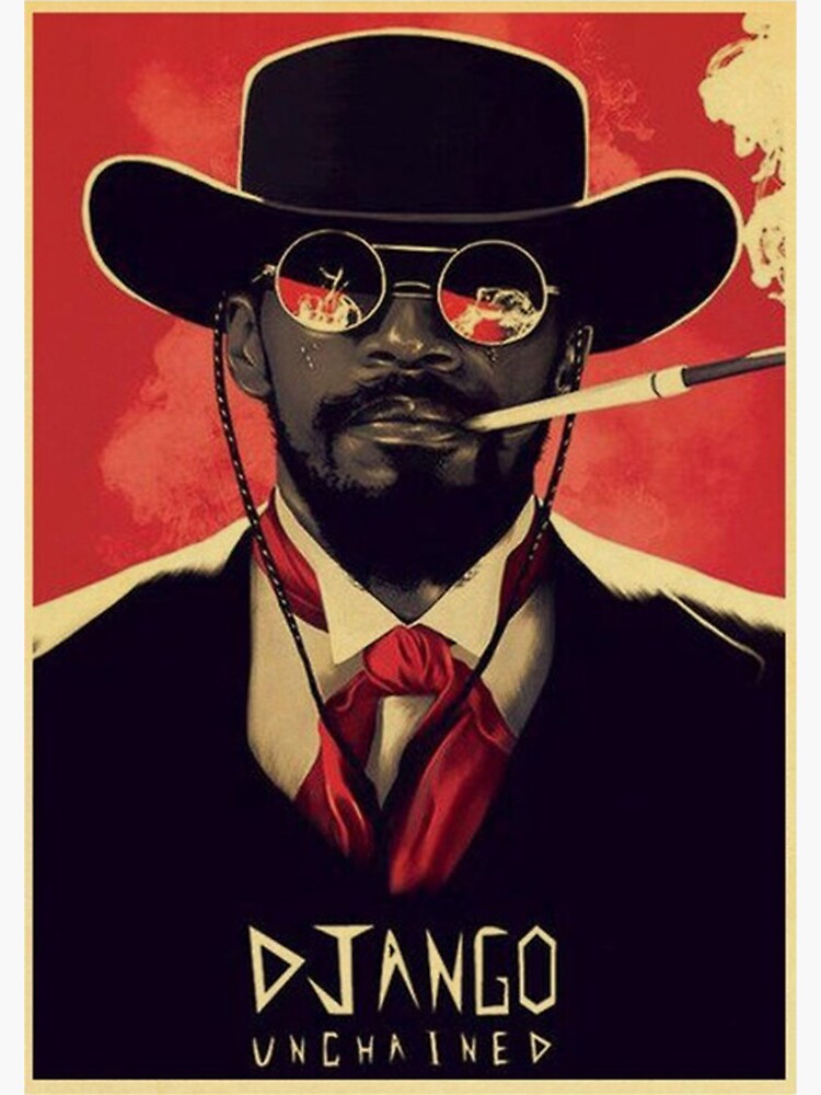 "Posters Django Unchained" Sticker for Sale by nicolakarina | Redbubble