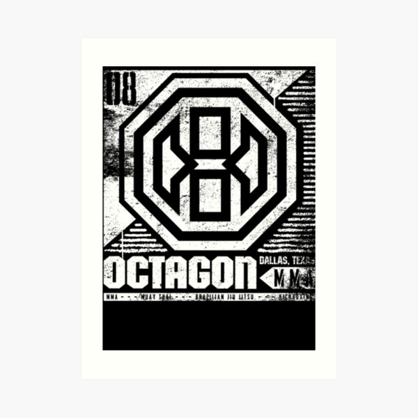 Octagon Mma Art Prints | Redbubble
