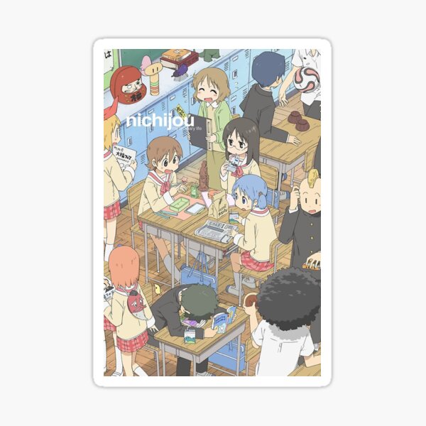 "Nichijou" Sticker for Sale by beverlyjon | Redbubble