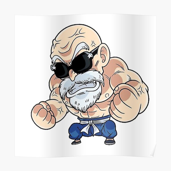 "Master roshi dragon ball " Poster by Mimo2004 | Redbubble