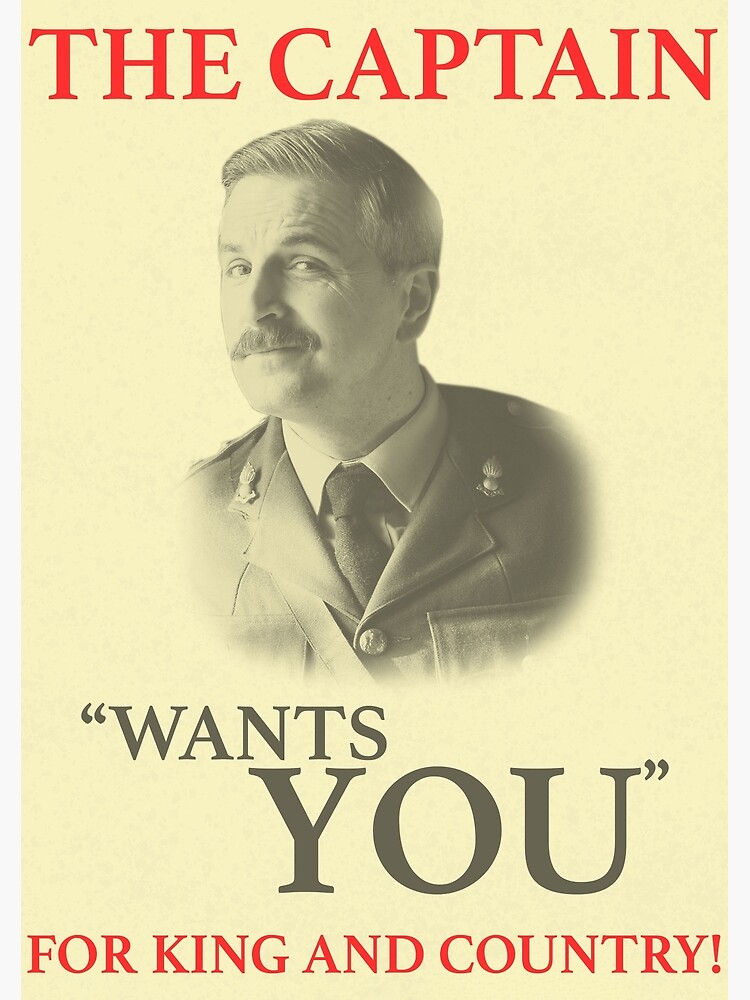 "The Captain BBC Ghosts War Poster" Greeting Card for Sale by ...