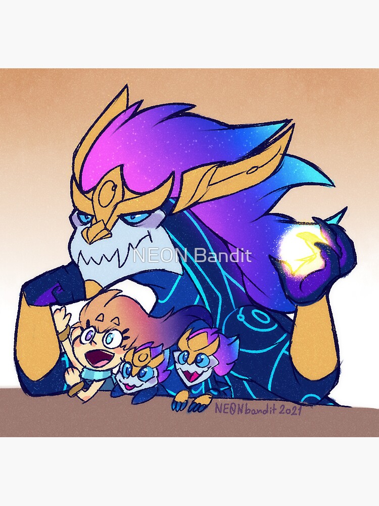 "Aurelion Sol's Kids" Sticker for Sale by NE0N Bandit | Redbubble